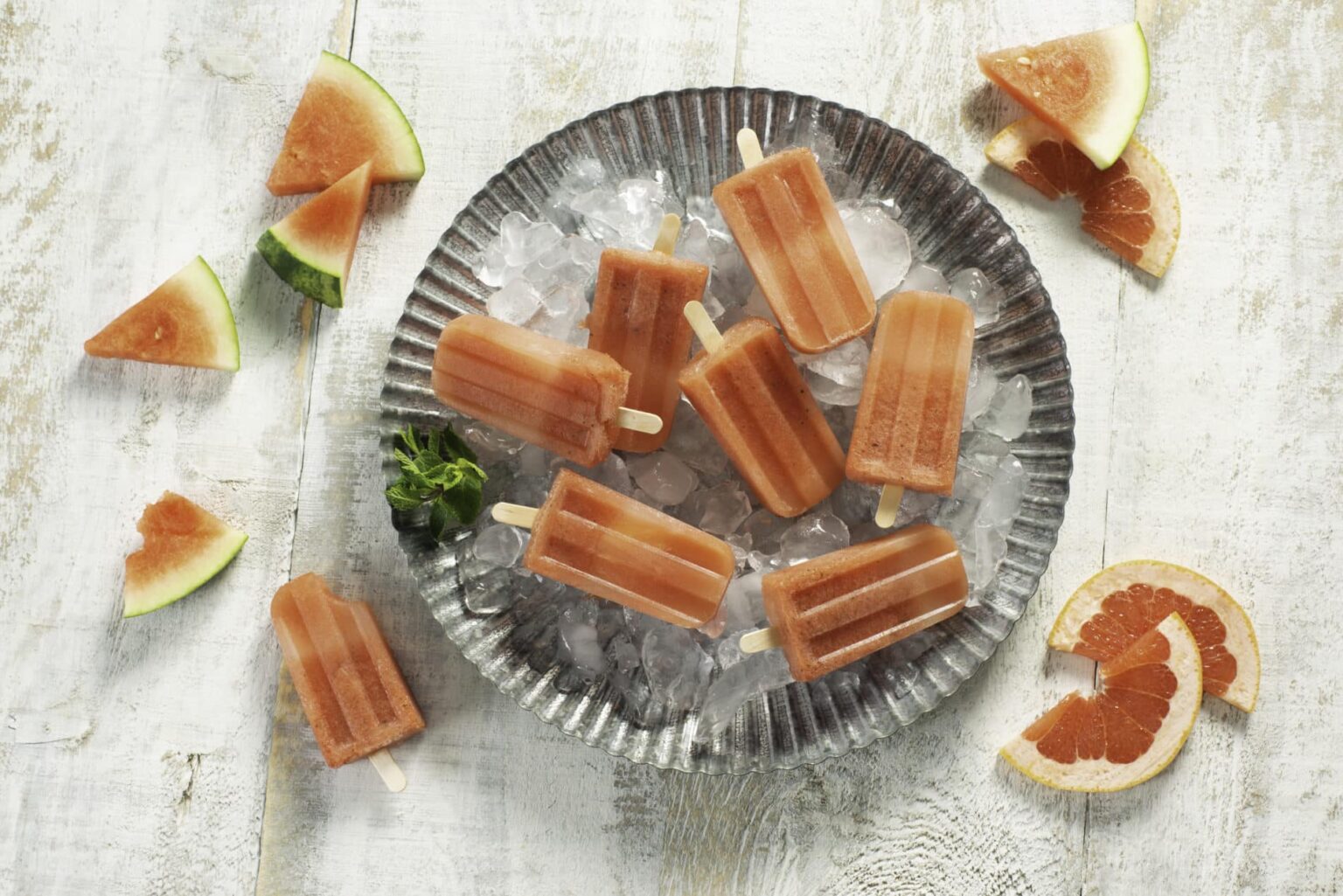 Grapefruit, Watermelon Ice Pops – Sip Smarter